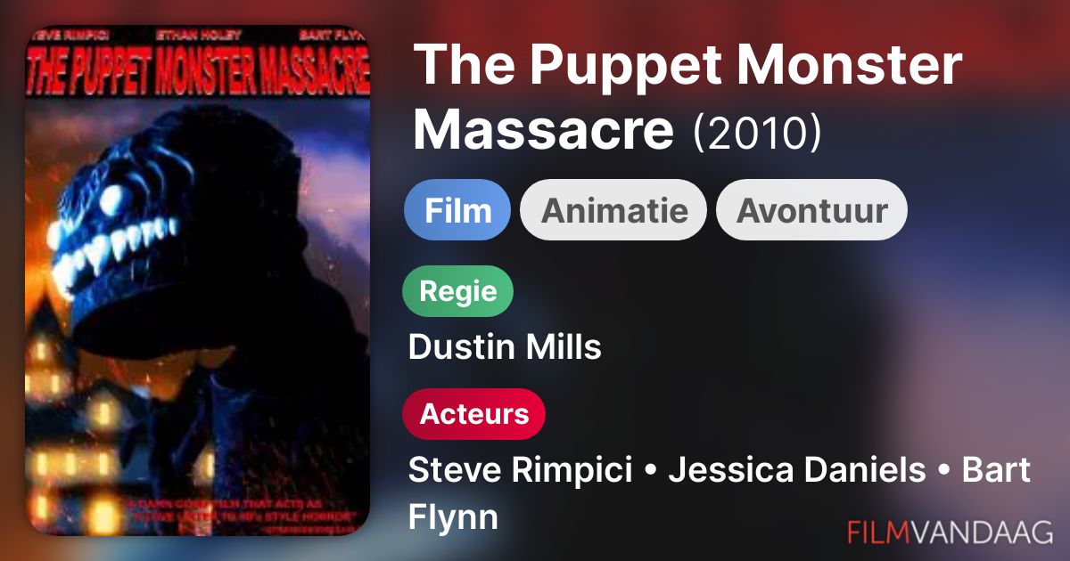 The Puppet Monster Massacre (film, 2010) - FilmVandaag.nl