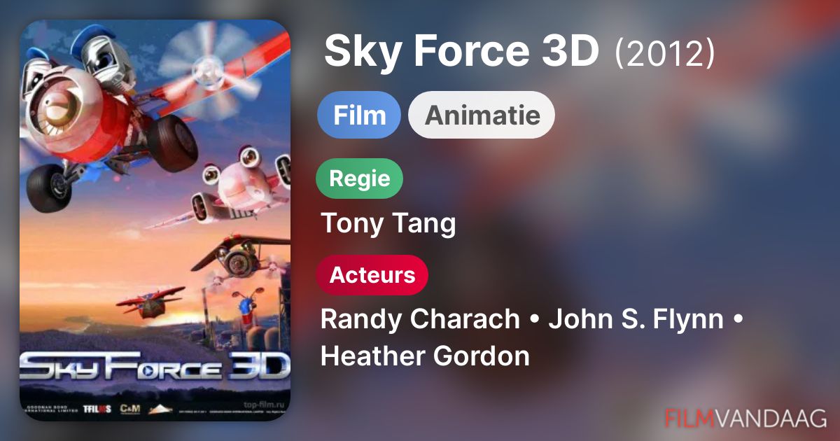 Sky Force 3D (film, 2012) - FilmVandaag.nl