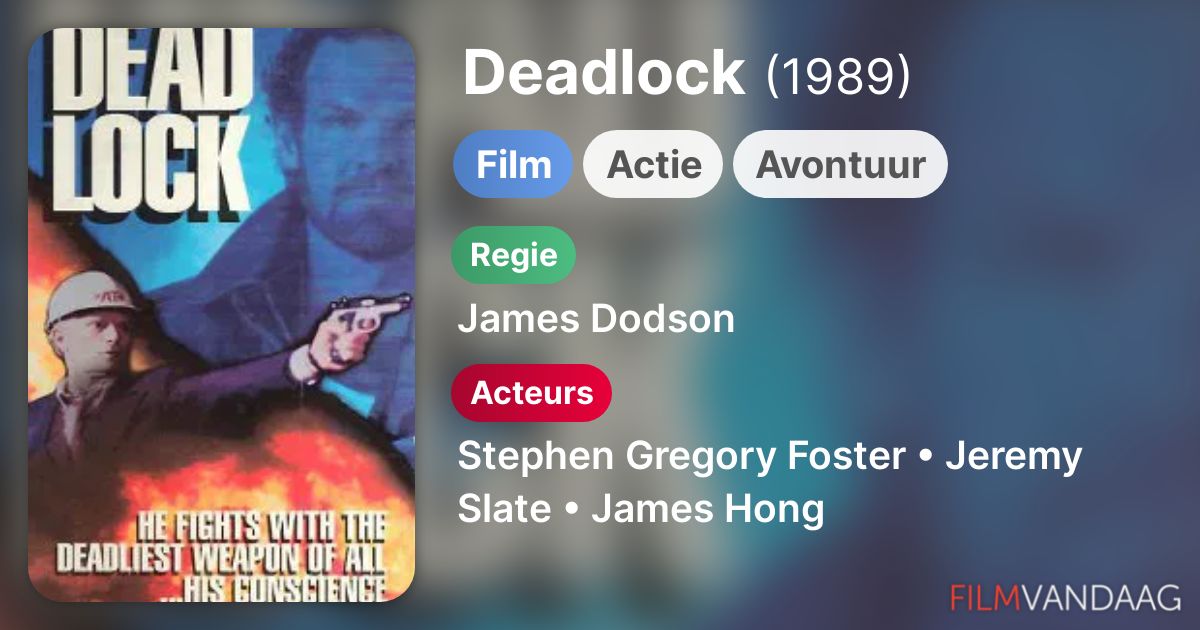 Deadlock (film, 1988) - FilmVandaag.nl