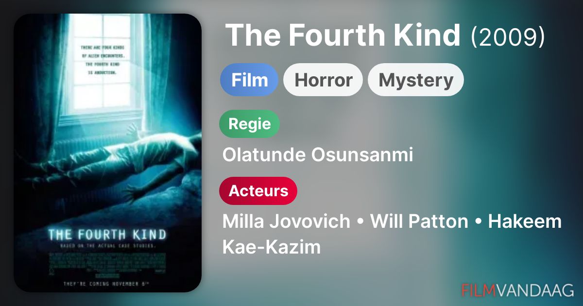 The Fourth Kind (film, 2009) - FilmVandaag.nl