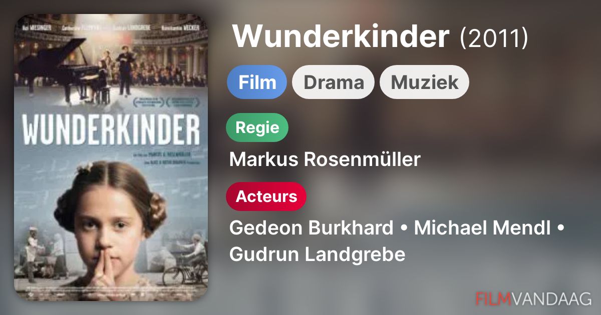Wunderkinder (film, 2011) - FilmVandaag.nl