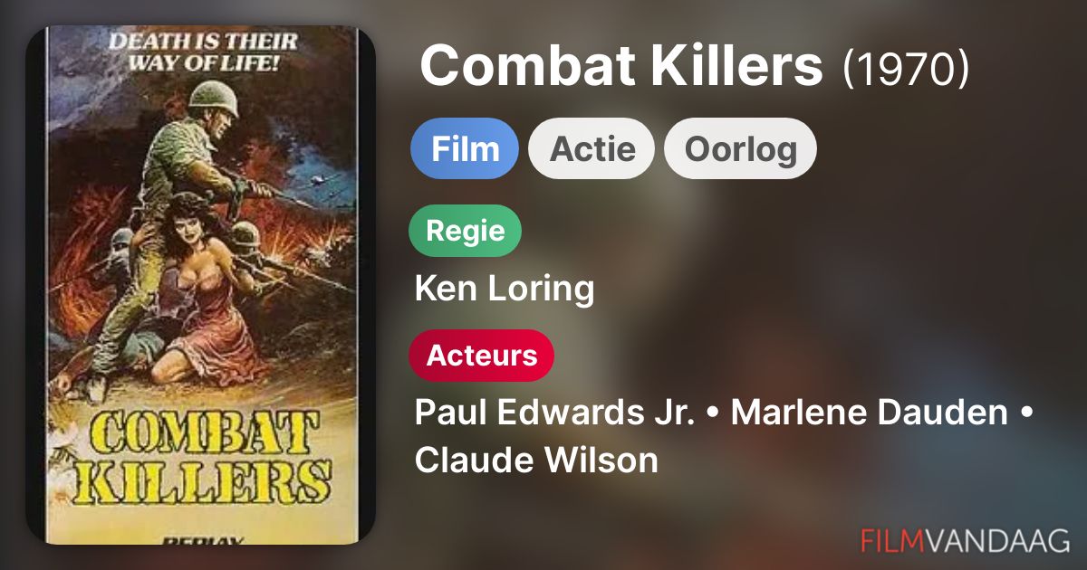 Combat Killers (film, 1968) - FilmVandaag.nl