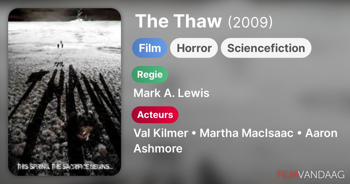 The Thaw (film, 2009) - FilmVandaag.nl