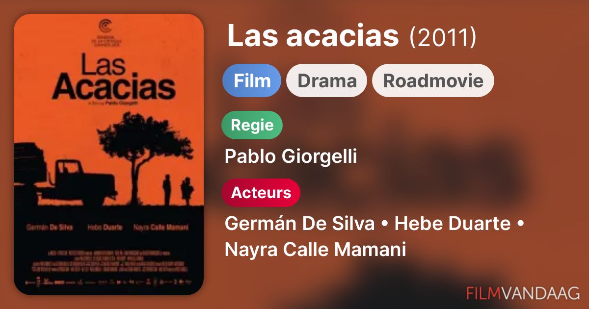 Las acacias (film, 2011) - FilmVandaag.nl