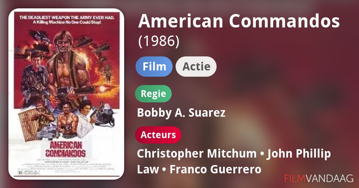 American Commandos (film, 1986) - FilmVandaag.nl