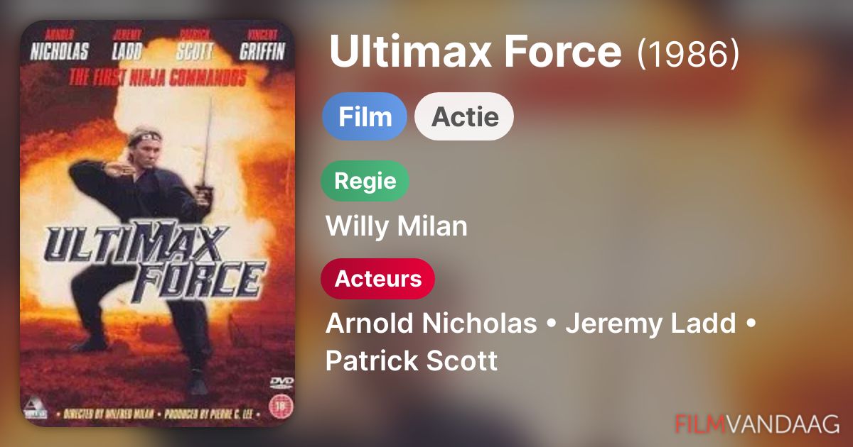 Ultimax Force (film, 1986) - FilmVandaag.nl