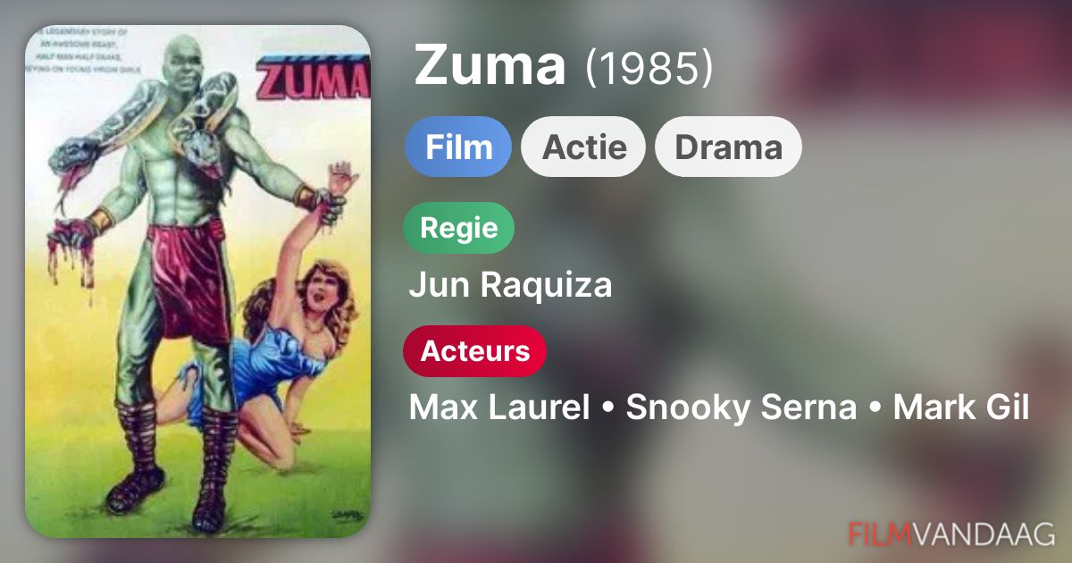 Zuma (film, 1985) - FilmVandaag.nl