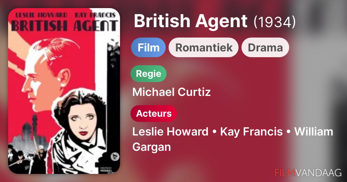 British Agent (film, 1934) - FilmVandaag.nl