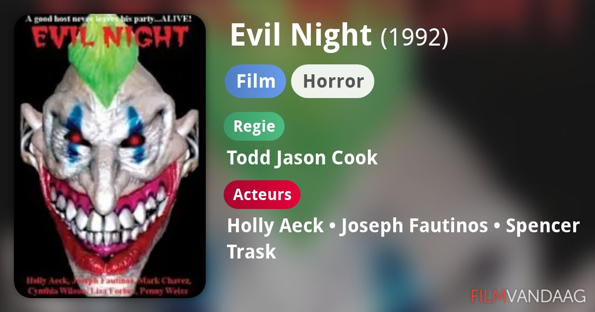 Evil Night (film, 1992) - FilmVandaag.nl