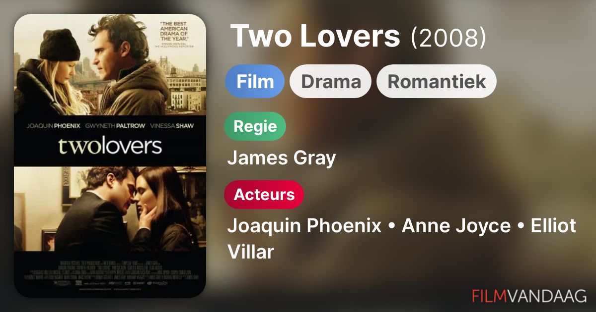 Two Lovers (film, 2008) - FilmVandaag.nl