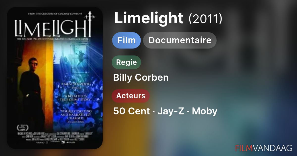 Limelight (film, 2011) - FilmVandaag.nl