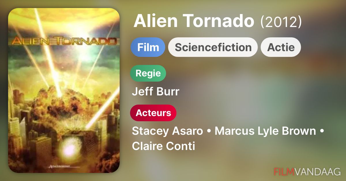Alien Tornado (film, 2012) - FilmVandaag.nl