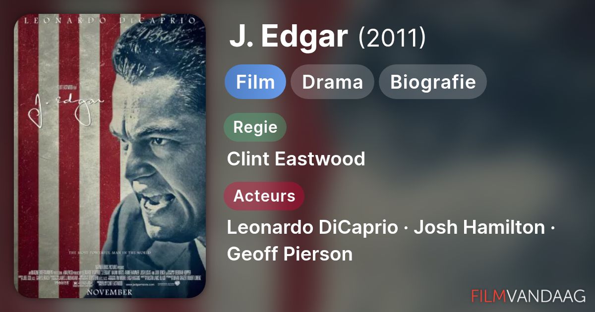 J. Edgar (film, 2011) - FilmVandaag.nl