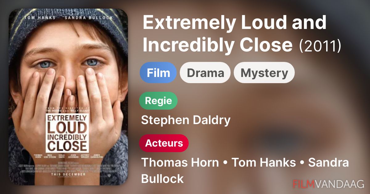 Extremely Loud and Incredibly Close (film, 2011) - FilmVandaag.nl