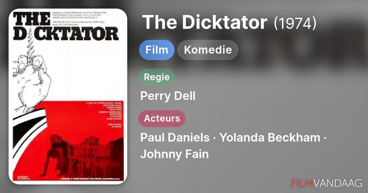 The Dicktator (film, 1974) - FilmVandaag.nl