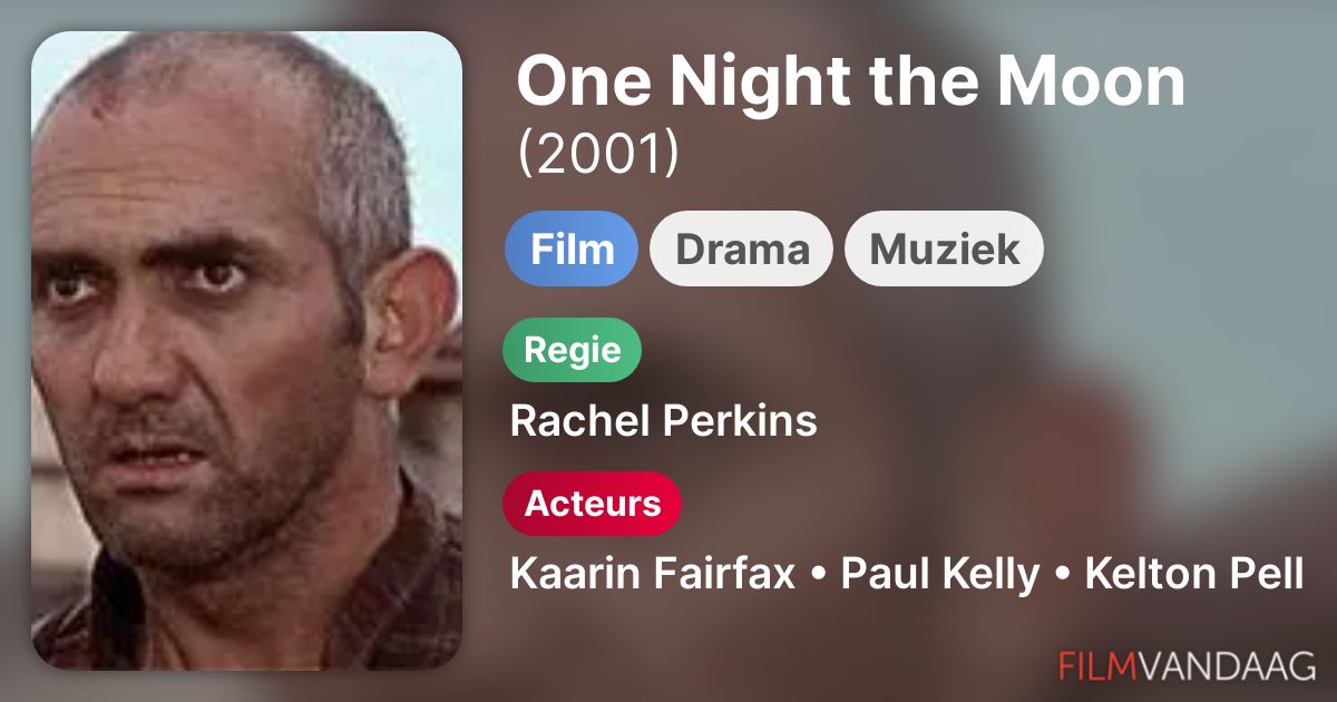 One Night the Moon (film, 2001) - FilmVandaag.nl