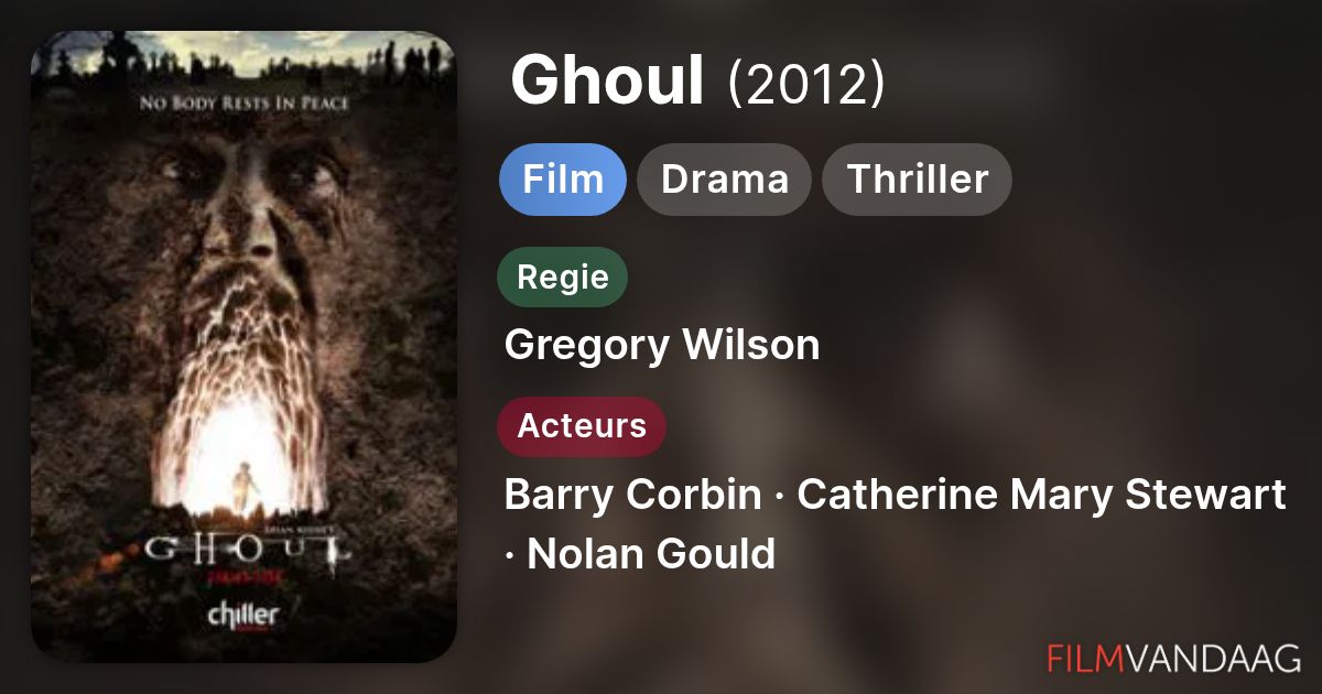Ghoul (film, 2012) - FilmVandaag.nl