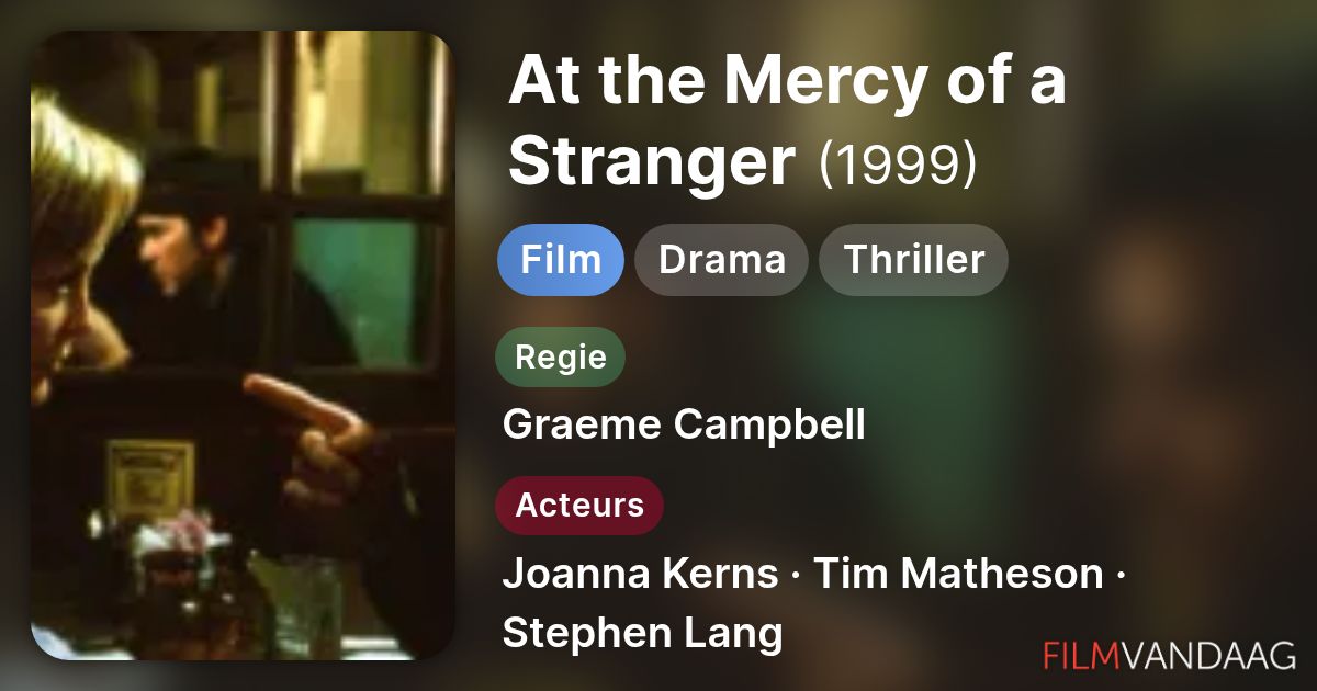 At the Mercy of a Stranger (film, 1999) - FilmVandaag.nl