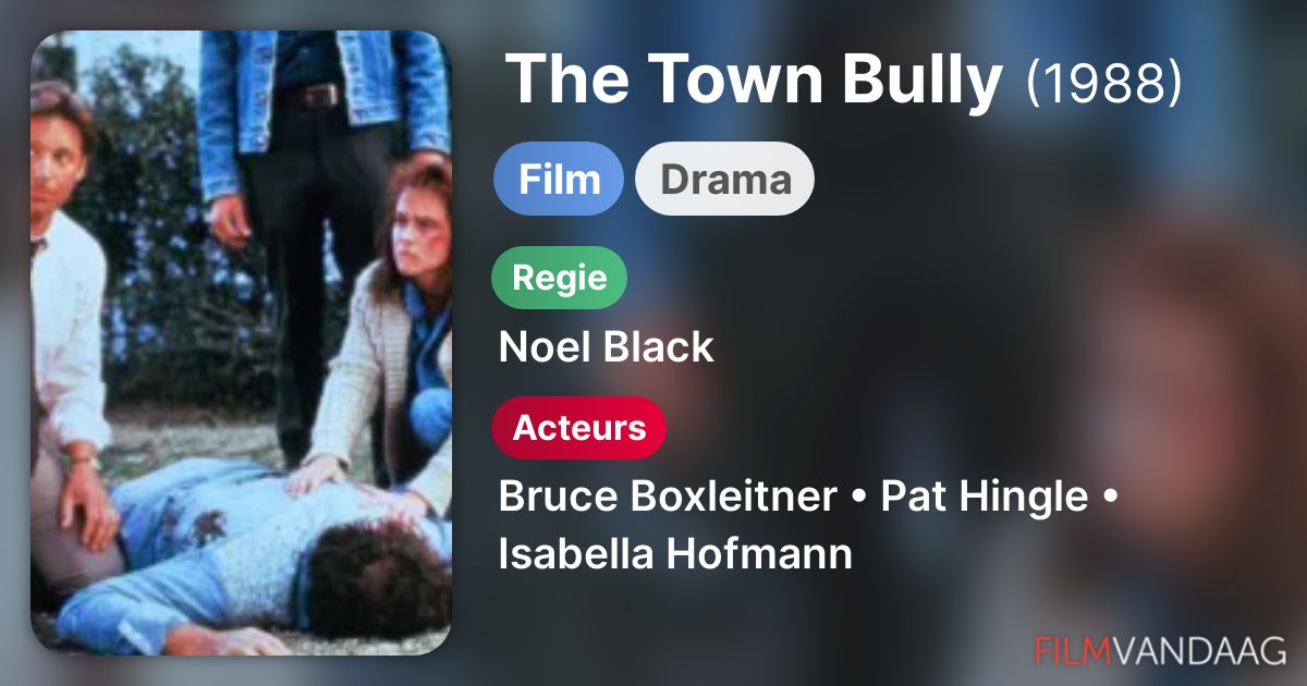 The Town Bully (film, 1988) - FilmVandaag.nl