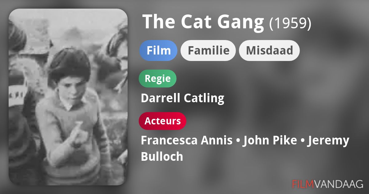 The Cat Gang (film, 1959) - FilmVandaag.nl