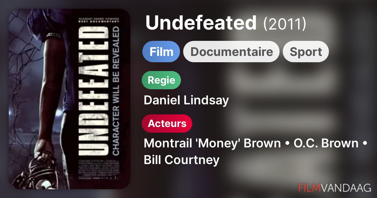 Undefeated (film, 2011) - FilmVandaag.nl