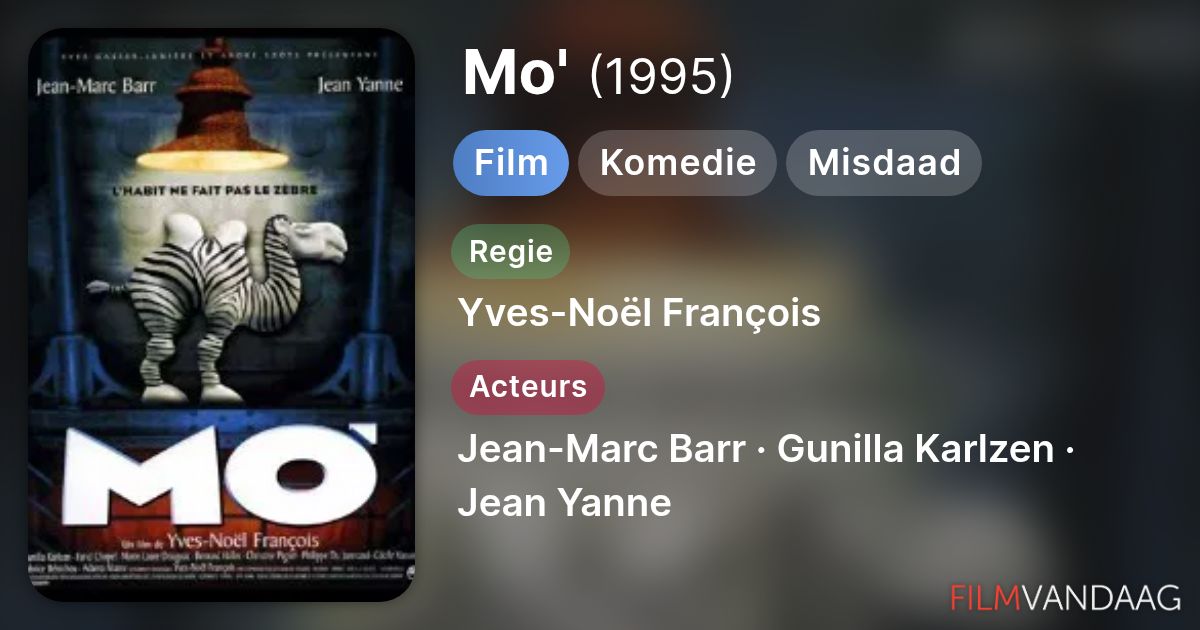 Mo' (film, 1995) - FilmVandaag.nl