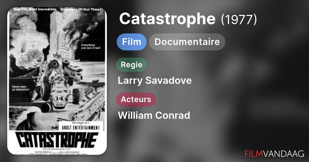 Catastrophe (film, 1977) - FilmVandaag.nl