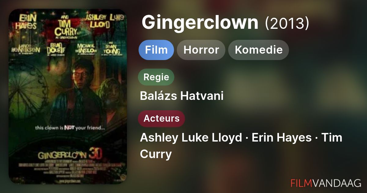Gingerclown (film, 2013) - FilmVandaag.nl
