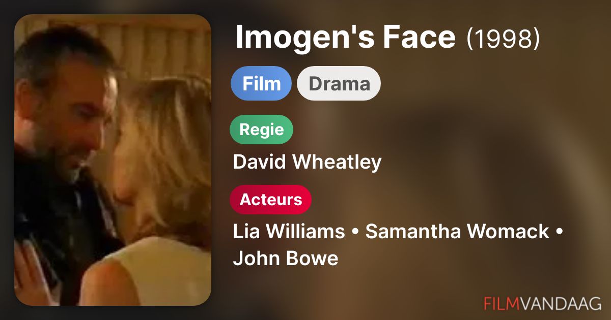 Imogen's Face (film, 1998) - FilmVandaag.nl