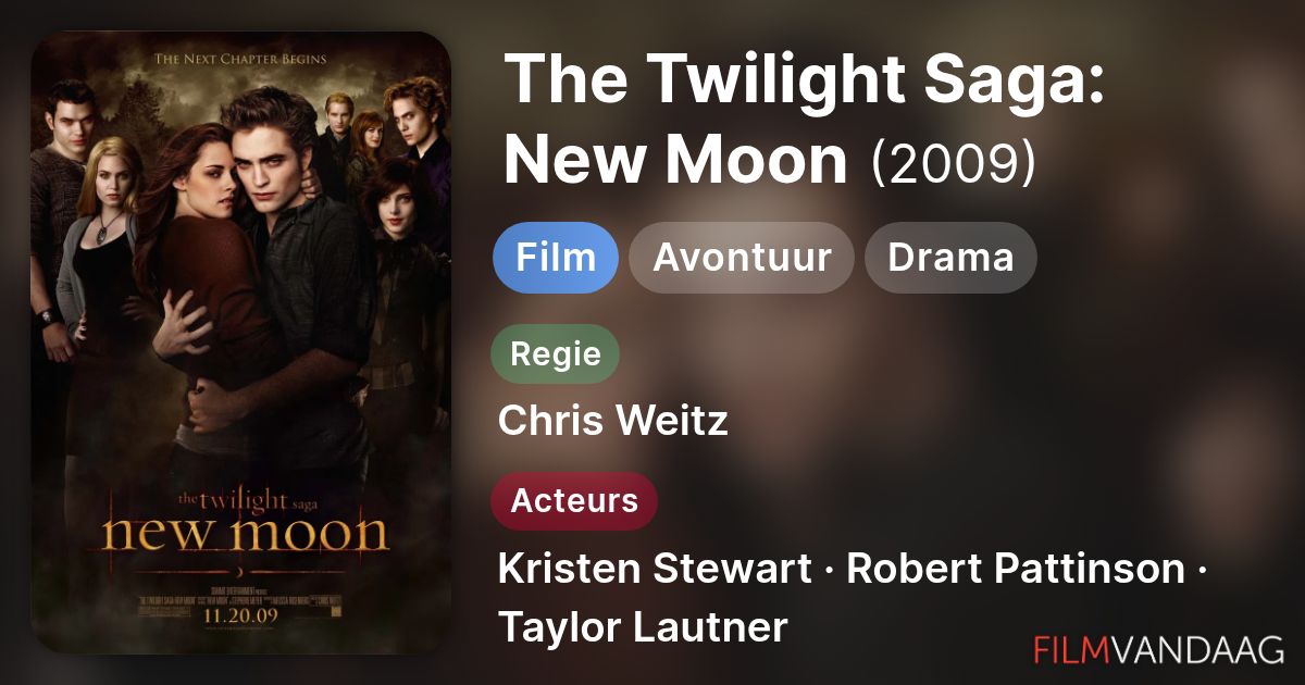 The Twilight Saga: New Moon (film, 2009) - FilmVandaag.nl