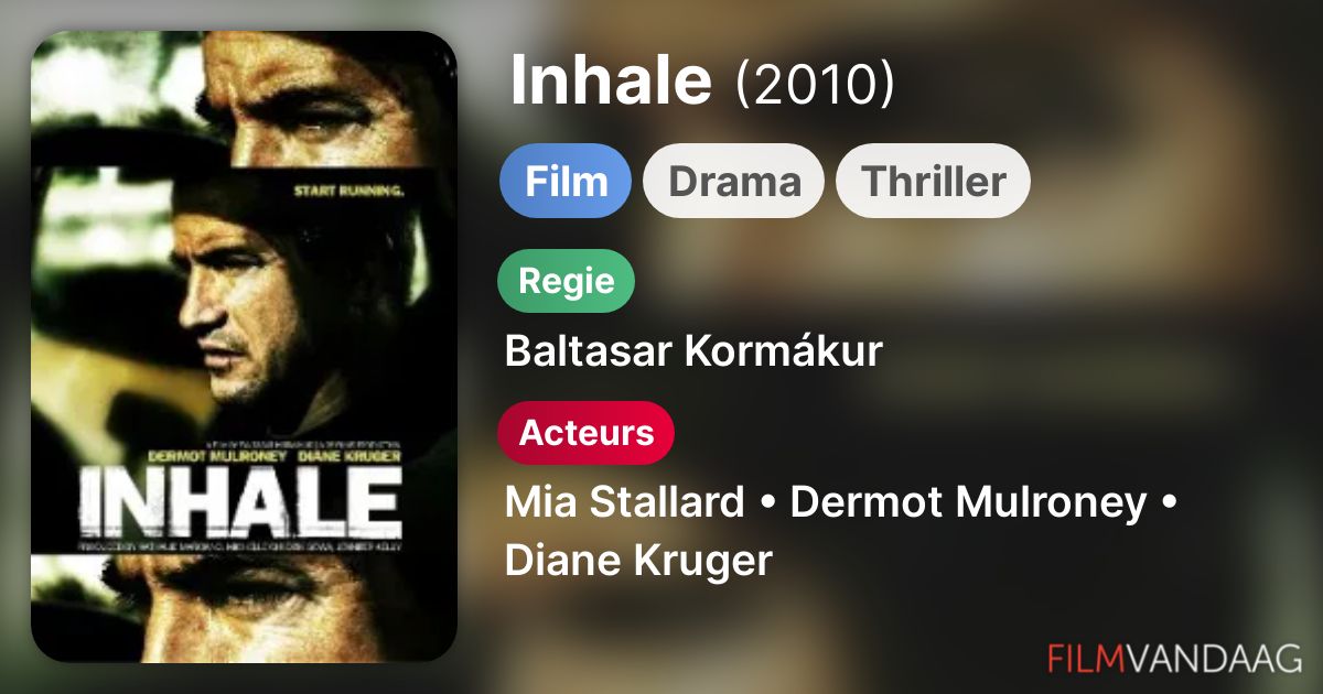 Inhale (film, 2010) - FilmVandaag.nl