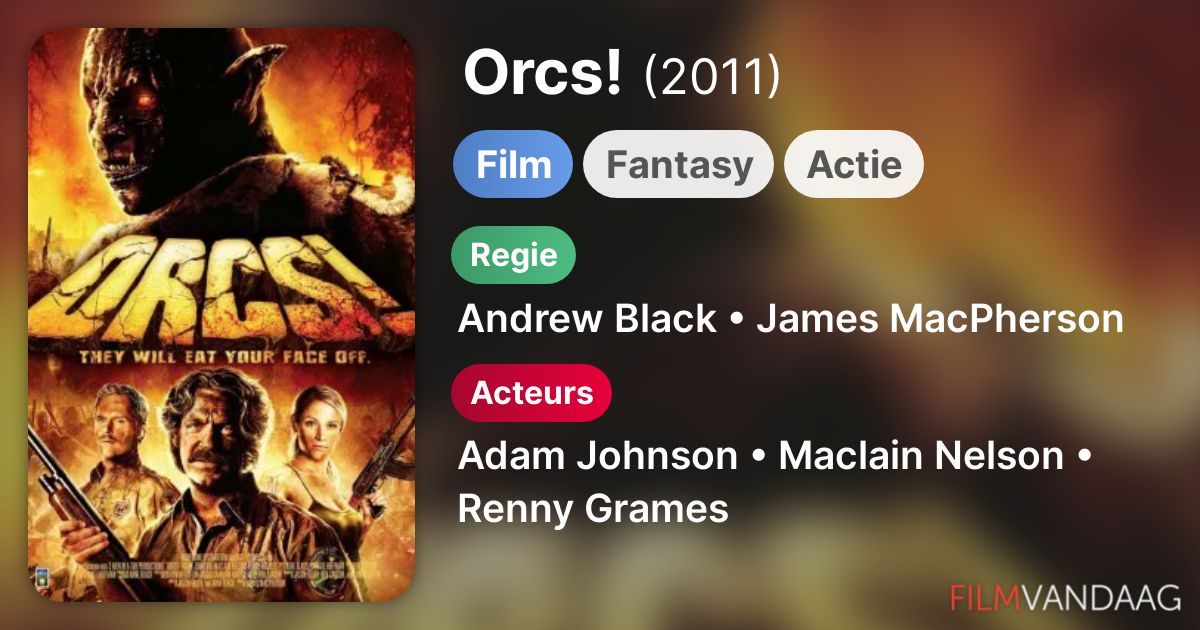 Orcs! (film, 2011) Nu Online Kijken - FilmVandaag.nl