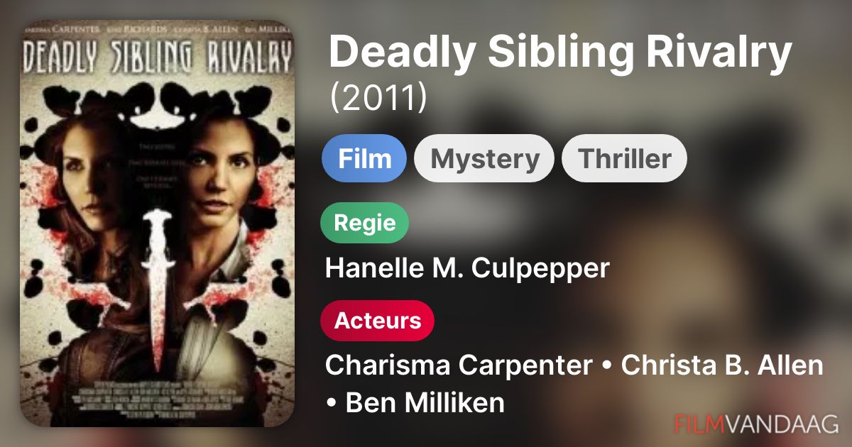 Deadly Sibling Rivalry (film, 2011) Nu Online Kijken - FilmVandaag.nl