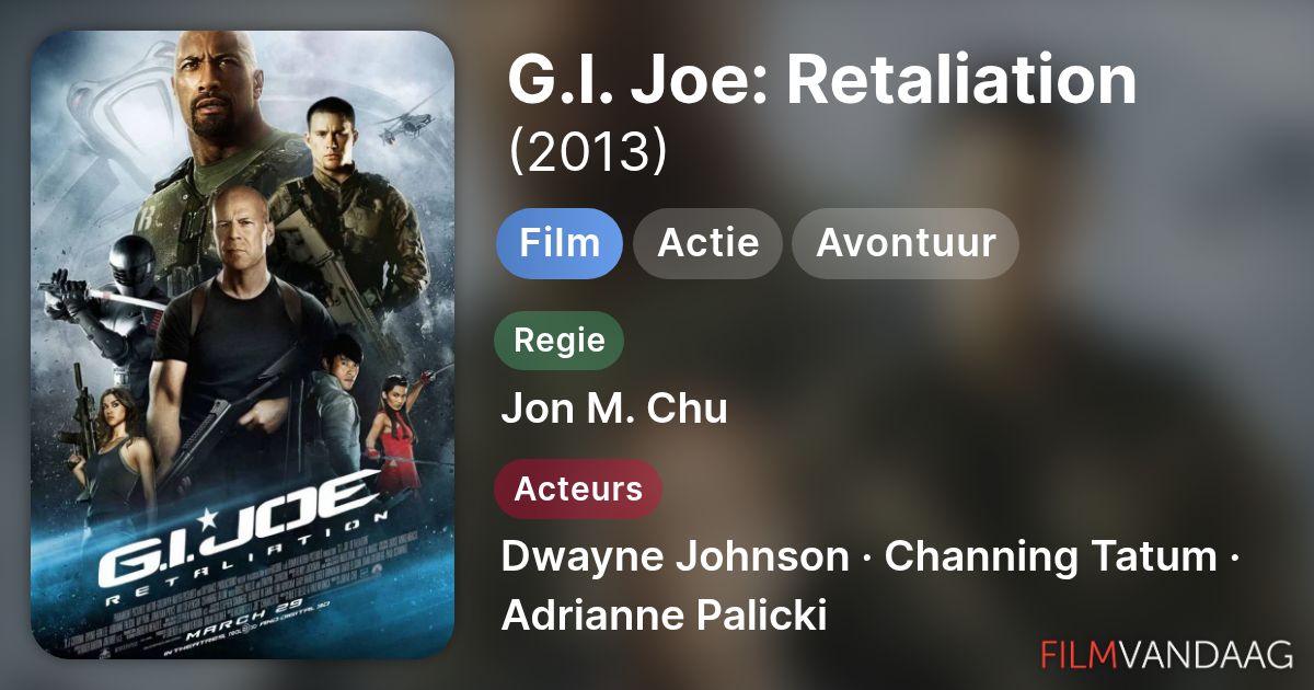 G.I. Joe: Retaliation (film, 2013) - FilmVandaag.nl