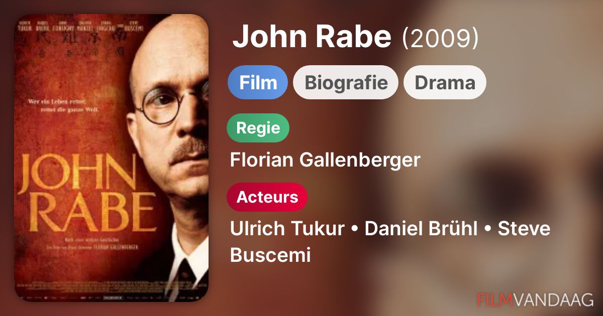 John Rabe (film, 2009) - FilmVandaag.nl