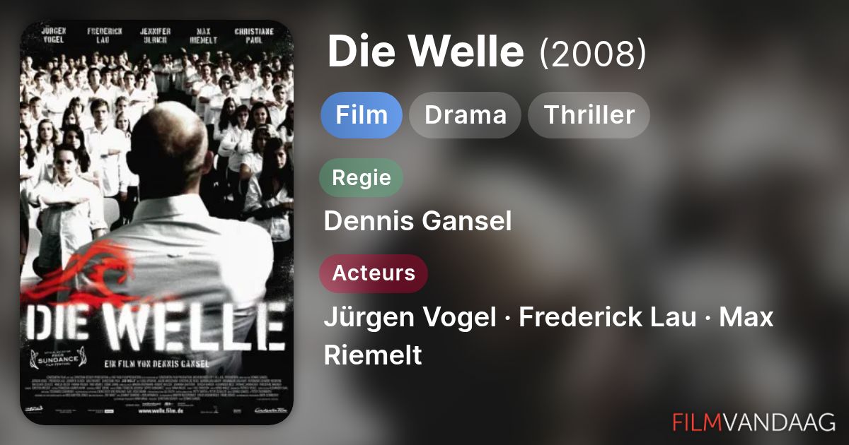 Die Welle (film, 2008) - FilmVandaag.nl