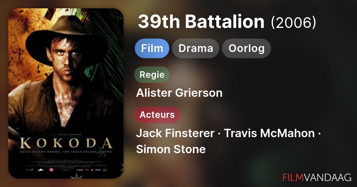 39th Battalion (film, 2006) - FilmVandaag.nl