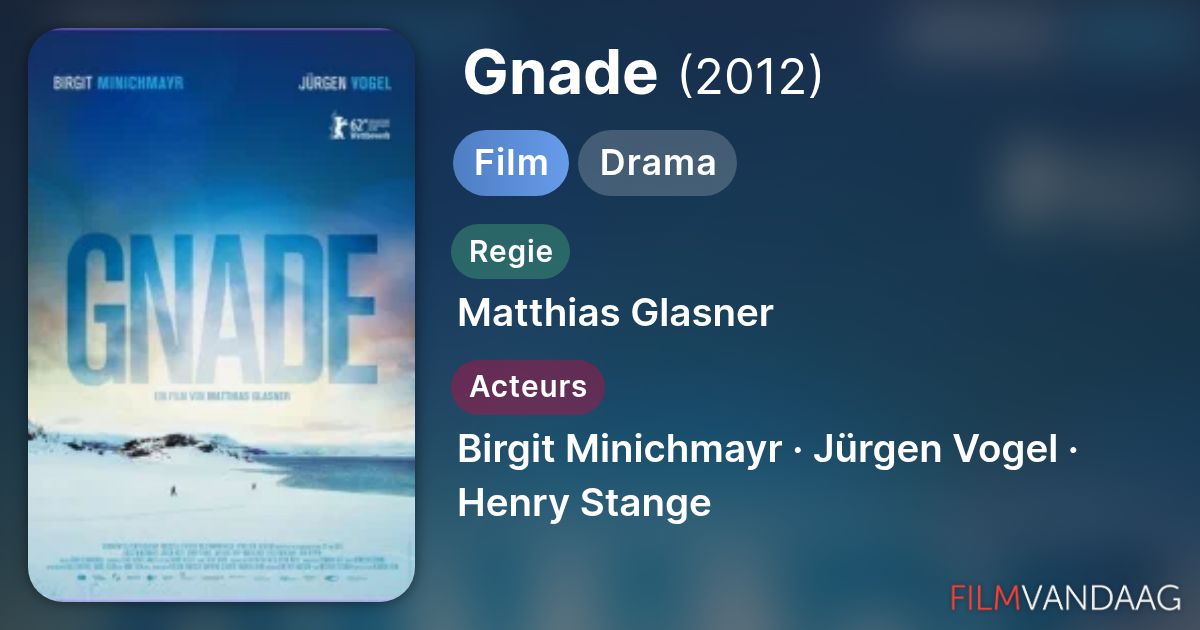 Gnade (film, 2012) - FilmVandaag.nl