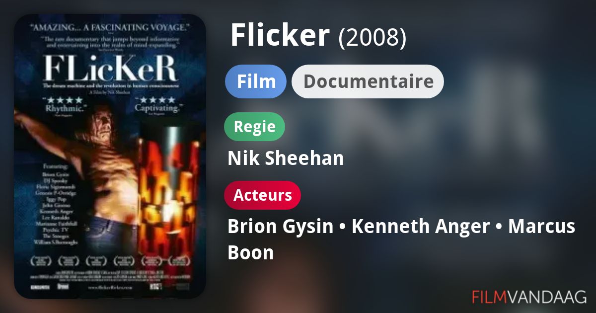 Flicker (film, 2008) - FilmVandaag.nl