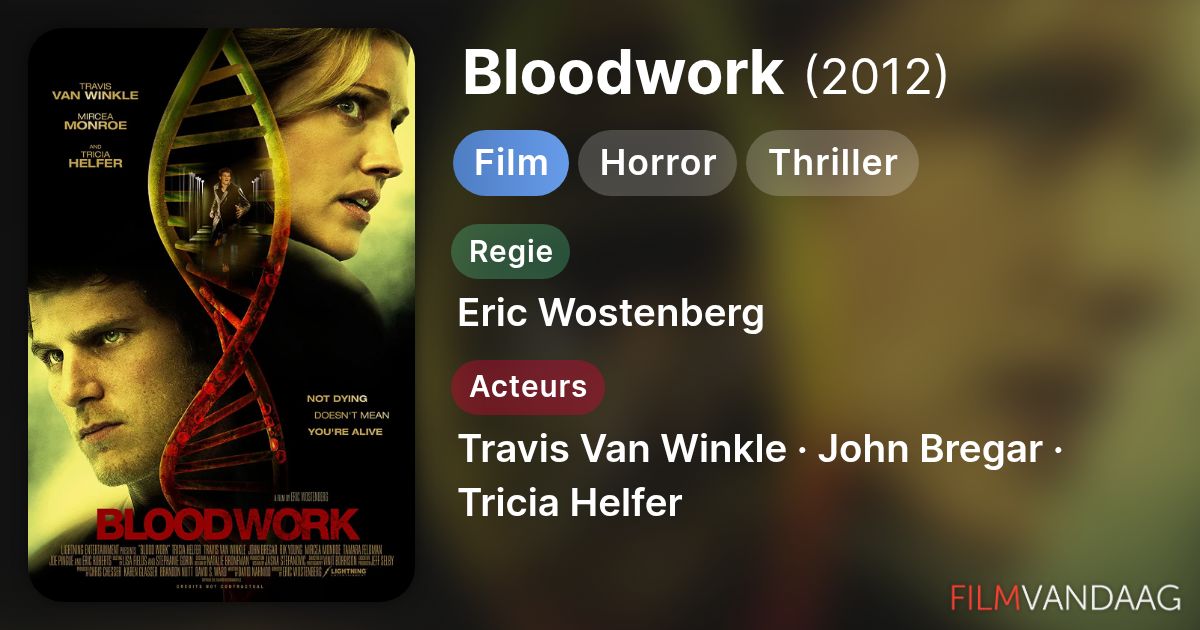 Bloodwork (film, 2012) - FilmVandaag.nl