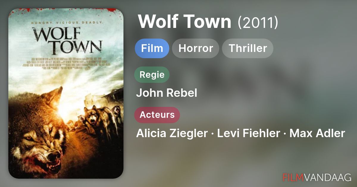Wolf Town (film, 2011) - FilmVandaag.nl
