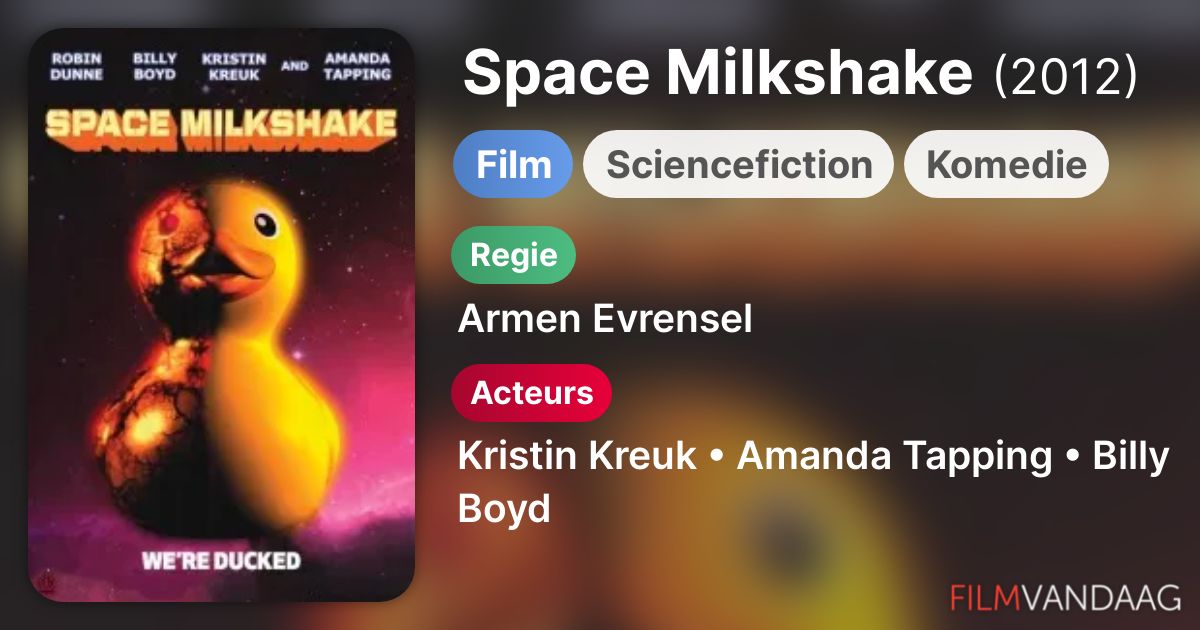Space Milkshake (film, 2012) - FilmVandaag.nl