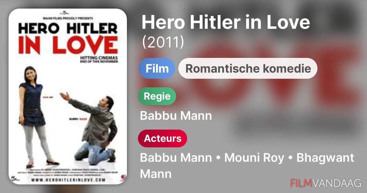 Hero Hitler in Love (film, 2011) kopen op dvd of blu-ray - FilmVandaag.nl