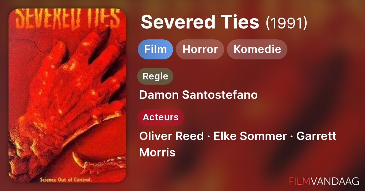 Severed Ties (film, 1991) - FilmVandaag.nl