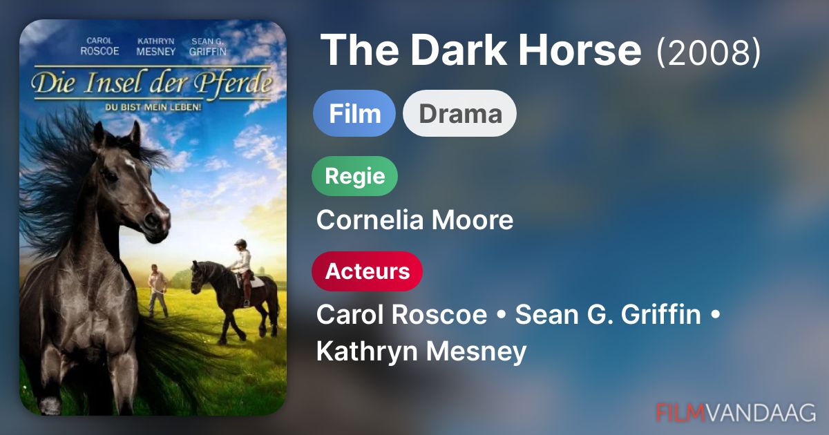 The Dark Horse (film, 2008) - FilmVandaag.nl