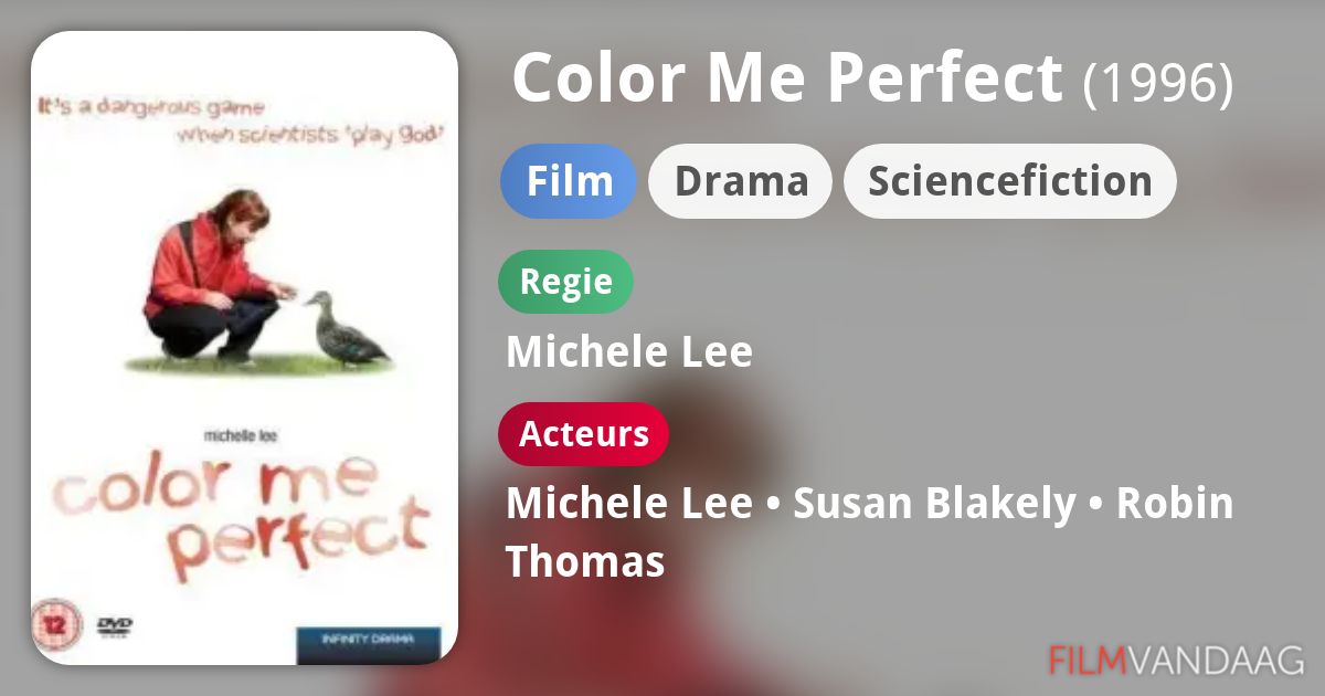 Color Me Perfect (film, 1996) - FilmVandaag.nl