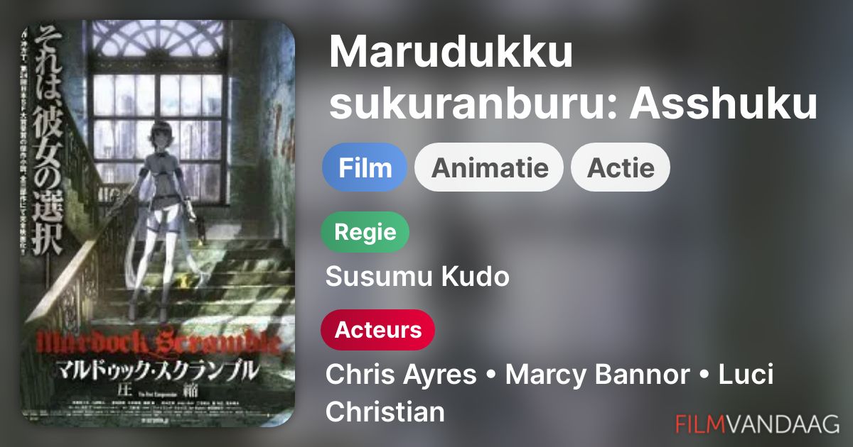 Marudukku sukuranburu: Asshuku (film, 2010) - FilmVandaag.nl