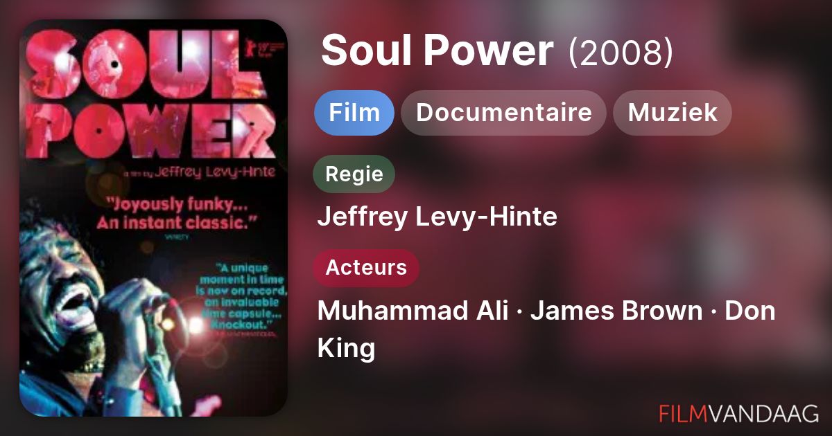 Soul Power (film, 2008) - FilmVandaag.nl