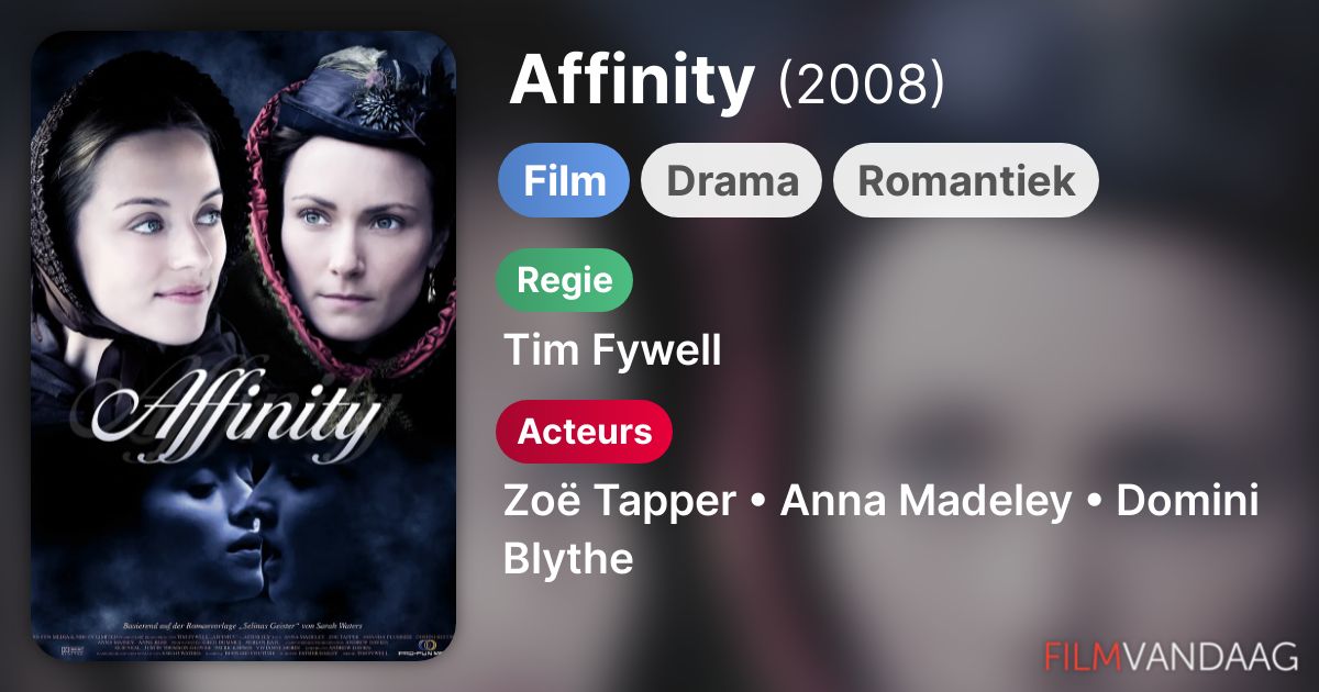 Affinity (film, 2008) - FilmVandaag.nl