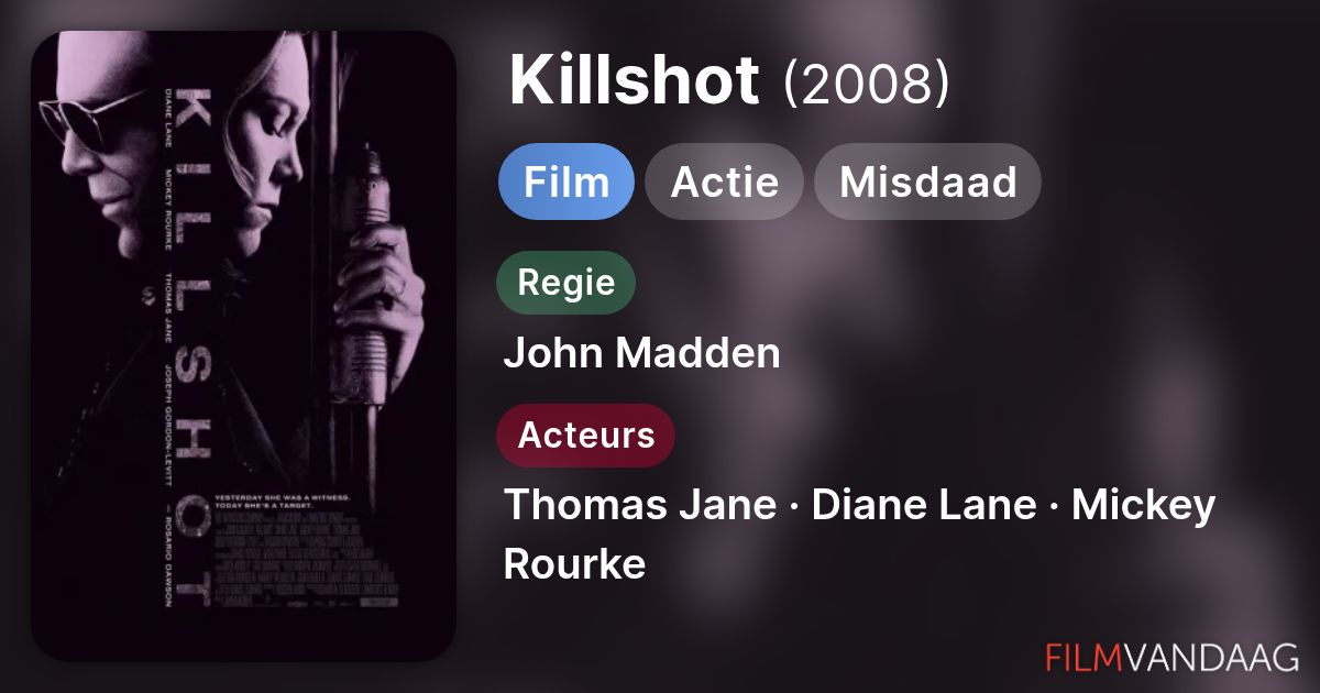 Killshot (film, 2008) - FilmVandaag.nl
